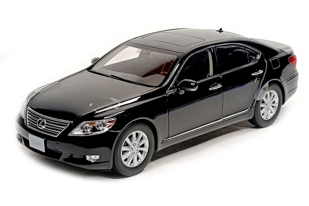Модель коллекционная NOREV Lexus LS460 2010 black / лексус ЛС460 черный
