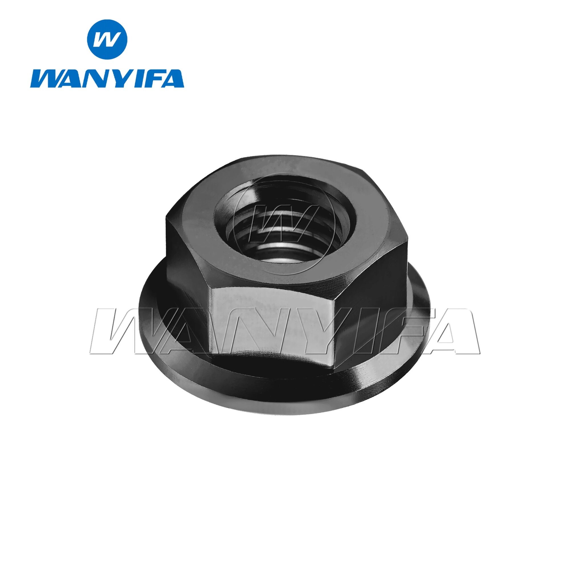 Титановые гайки Wanyifa M5 M6 M8 M10 M12 M14 M16 М8, Black