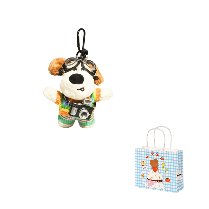 Сумка тоут  Rainbow Sweater-Camouflage Pants with Shimmery Dog (Click Clack)