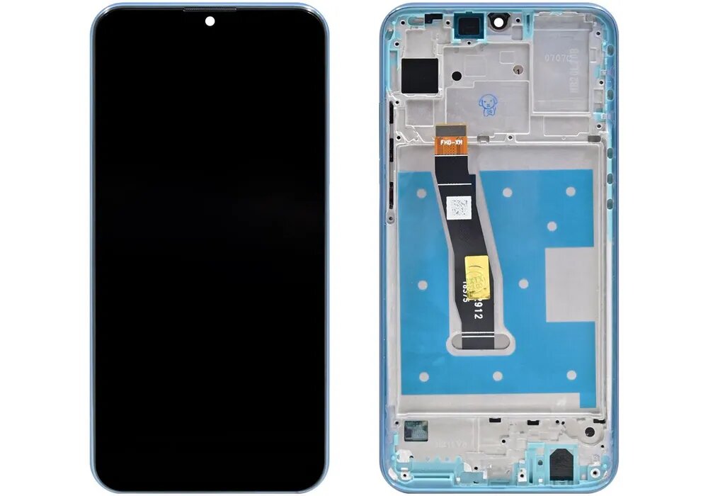Дисплей для Huawei Honor 10i (HRY-LX1T) в рамке, синий, 1 шт