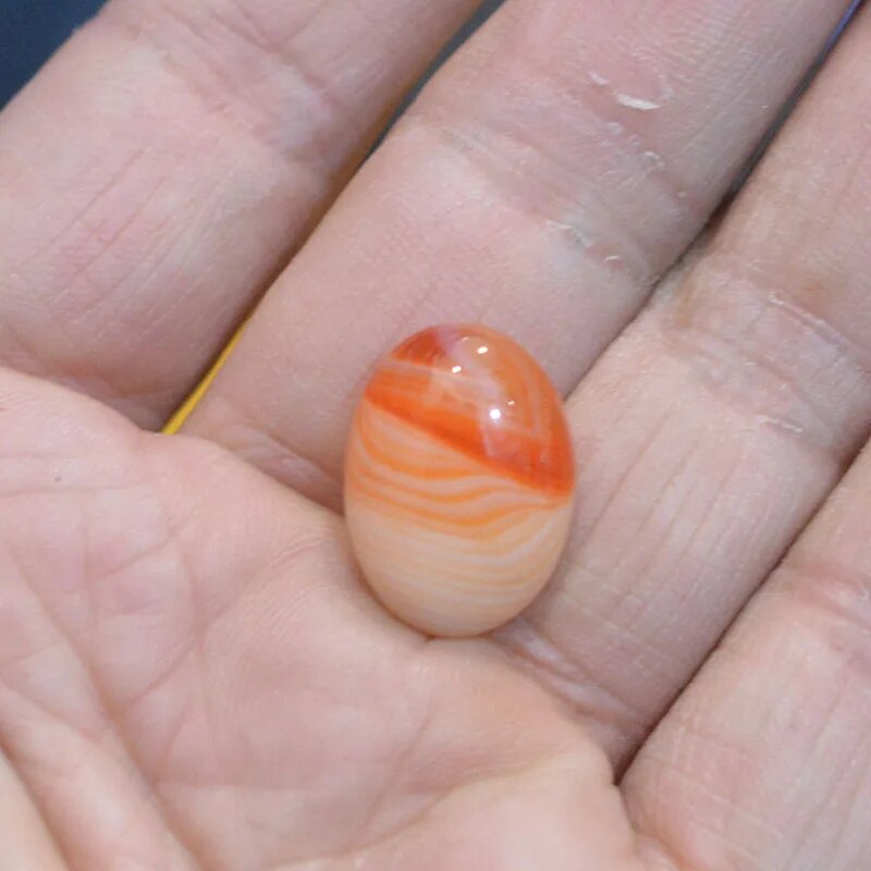 Золотой песок агат кабошон 15x20 мм Фиолетовый, 25