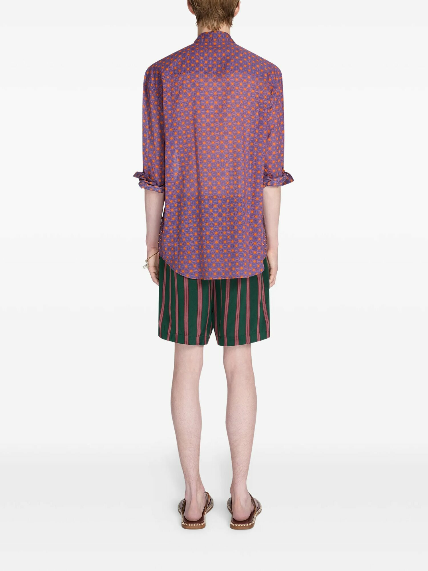 Рубашка Dries Van Noten, размер 50, purple — фото 1