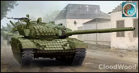 Trumpeter 09548 1:35 Российский основной боевой танк Т-72А образца 1985 года сборная модель танка