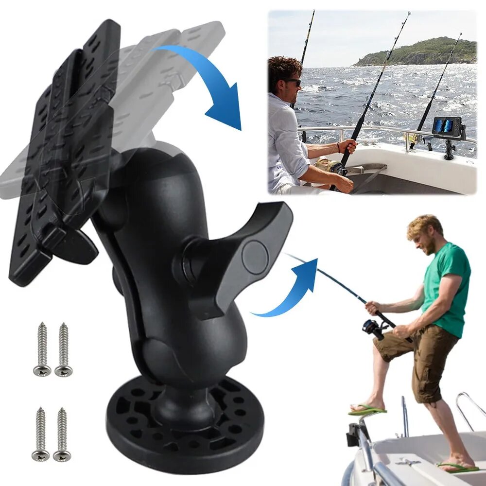 Крепление для эхолота и GPS на катамараны, нейлон, поворот 360