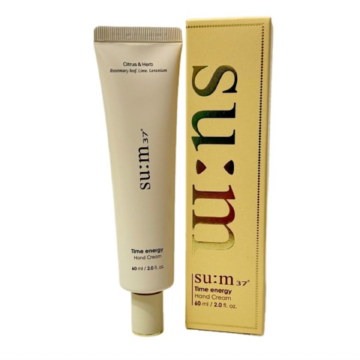 Su: m37 Насыщенный питательный для рук (60мл) Time energy Hand Cream