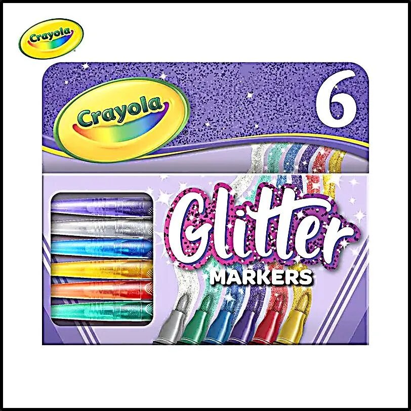 Набор маркеров Акварельный Crayola, 6 шт, с кистевым наконечником, разноцветные
