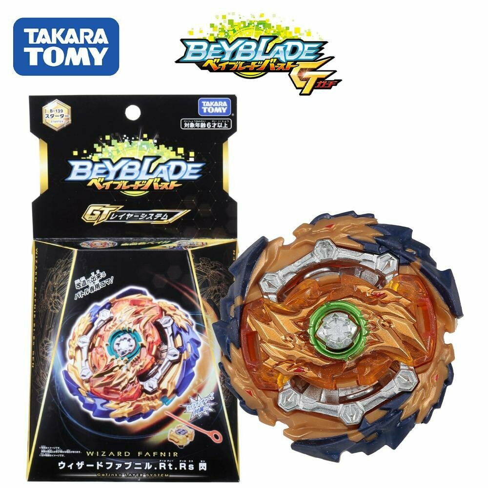 Beyblade Burst GT Booster B-139 Wizard Fafnir High Performance Battleting Top Set Launcher Children Gyro Toys