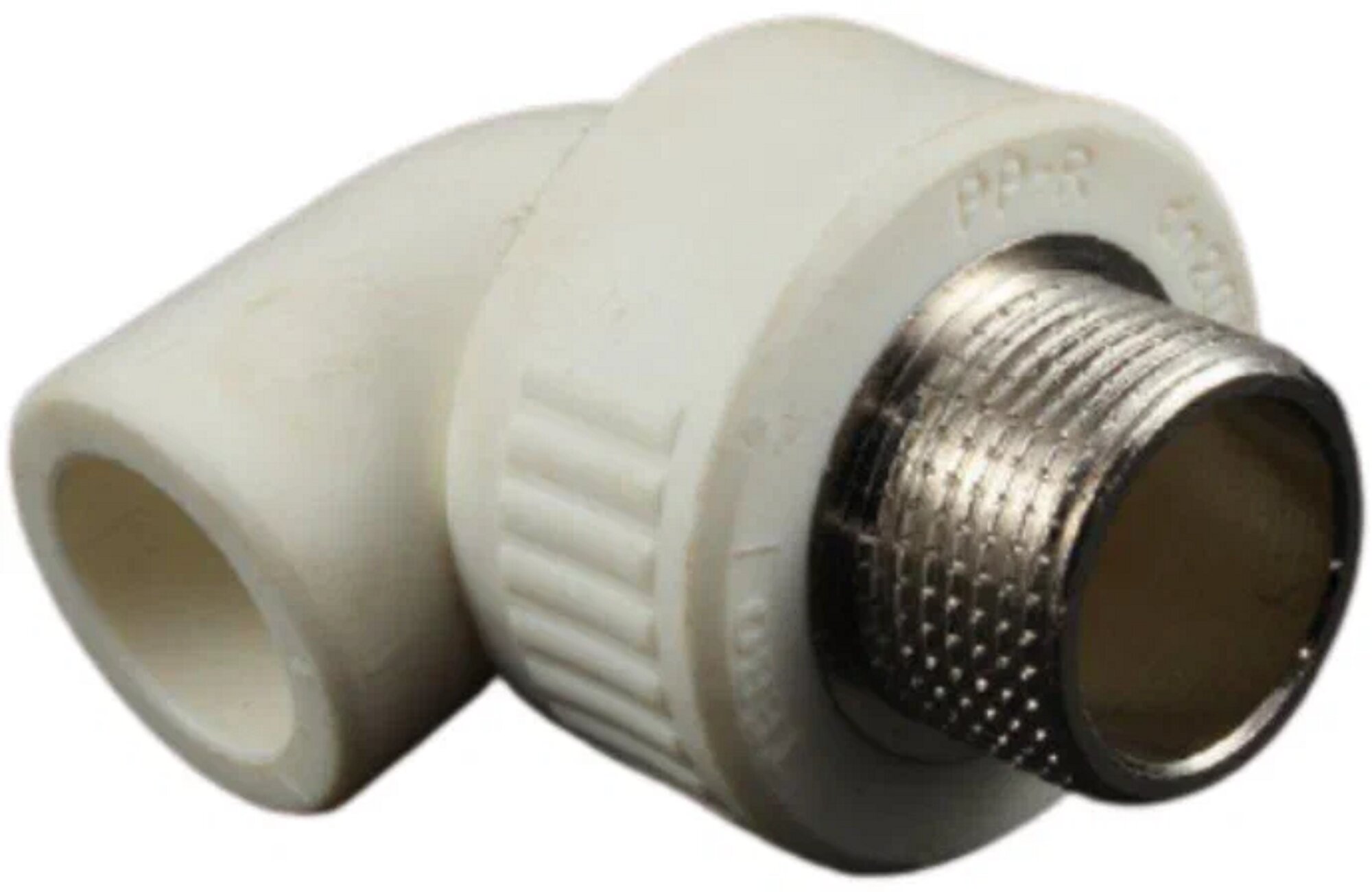 Уголок комбинированный Tebo 25х1/2" TR-TB серый, наружная резьба