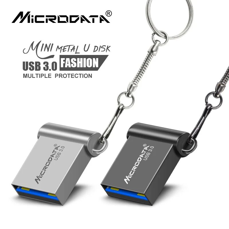 Microdata USB 3.0 флэшка 16 ГБ, черный