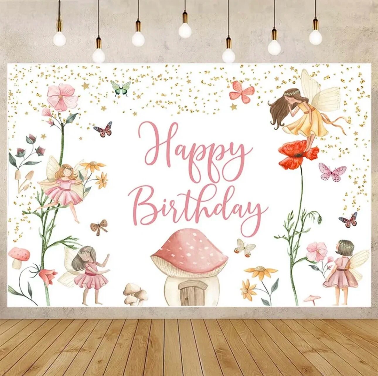 Фоно для фотосессии Happy Birthday, 150x100см, Цвет: C