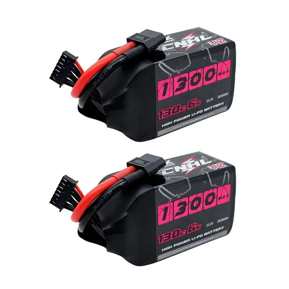 Литиевая батарея 2PCS CNHL 6S 22.2V Lipo Battery 1300mah 1500mah 130C with XT60 Plug