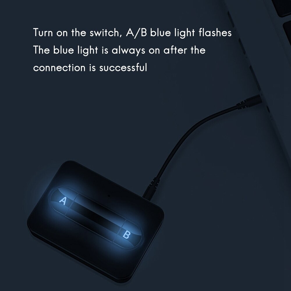 Адаптер-приемник Bluetooth один к двум / Аудиопередатчик — фото 1