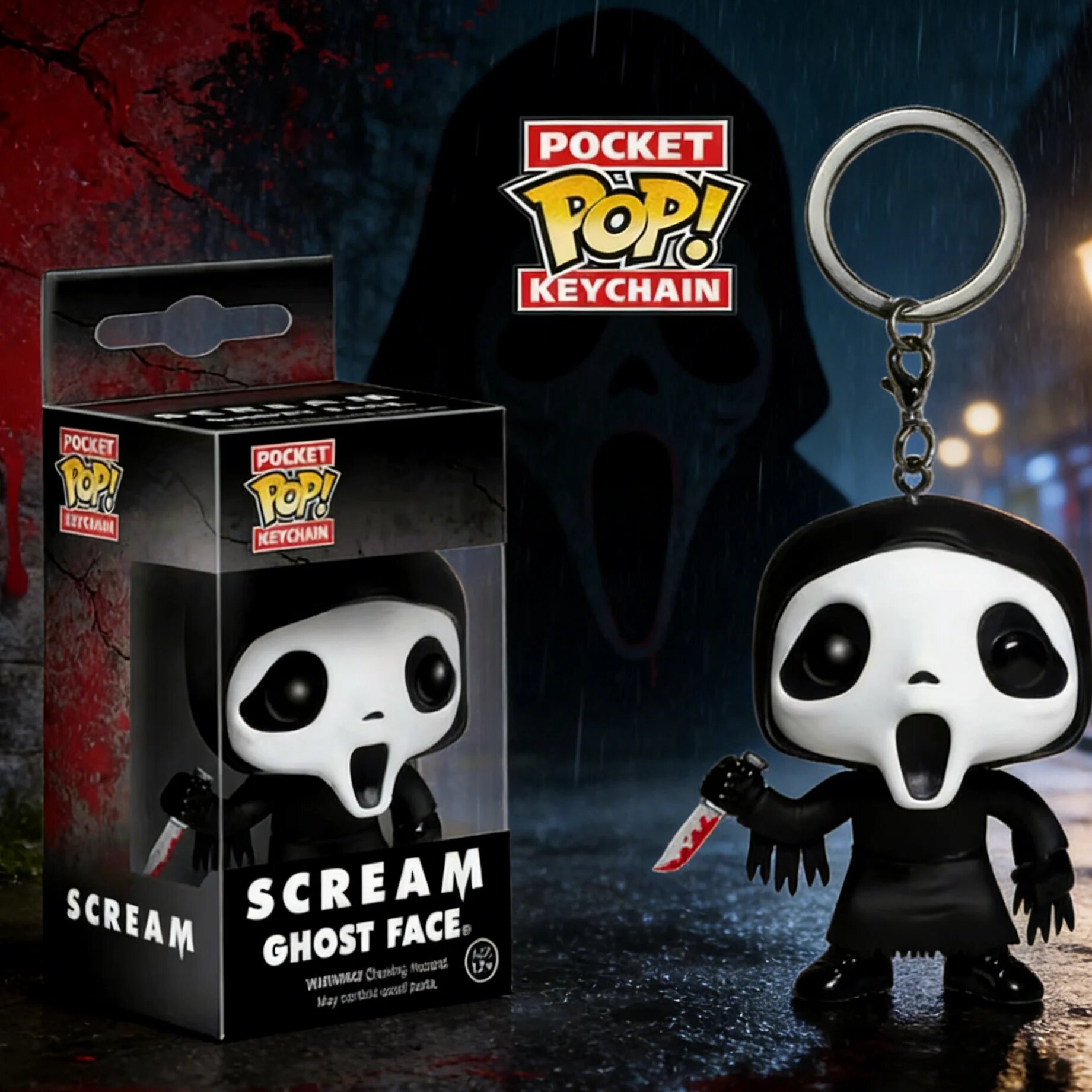 FUNKO GhostFace Pocket Pop брелок — фото 1