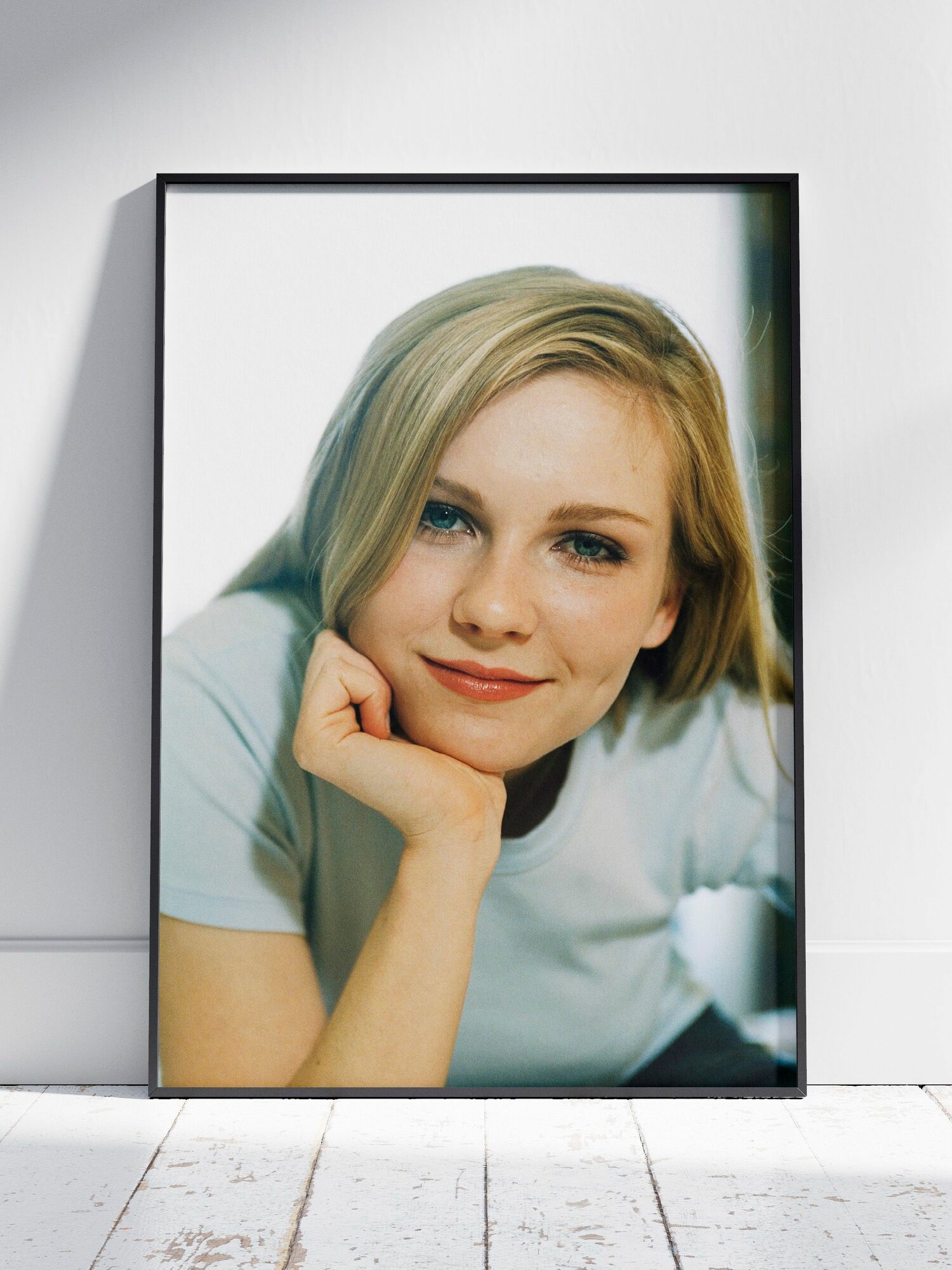 Плакат на стену для интерьера Кирстен Данст (Kirsten Dunst 1) - Постер по актеру фильма, кино, сериала формата A4 (21x30 см)