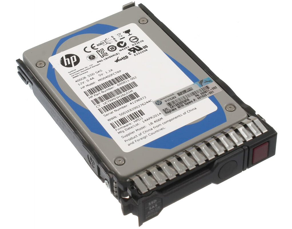 Жесткий диск HP 653082-B21 400Gb SAS 2,5" SSD
