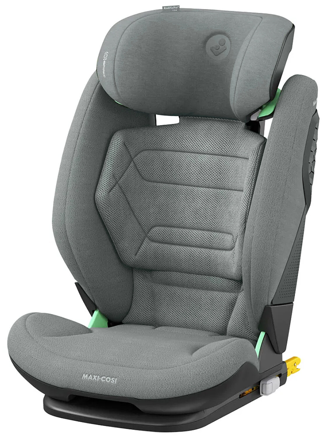 Автокресло 2/3 Maxi-cosi RodiFix Pro2 i-Size Authentic Grey, от 3,5 до 12 лет, 15-36 кг (100 до 150 см), ISOFIX, серый