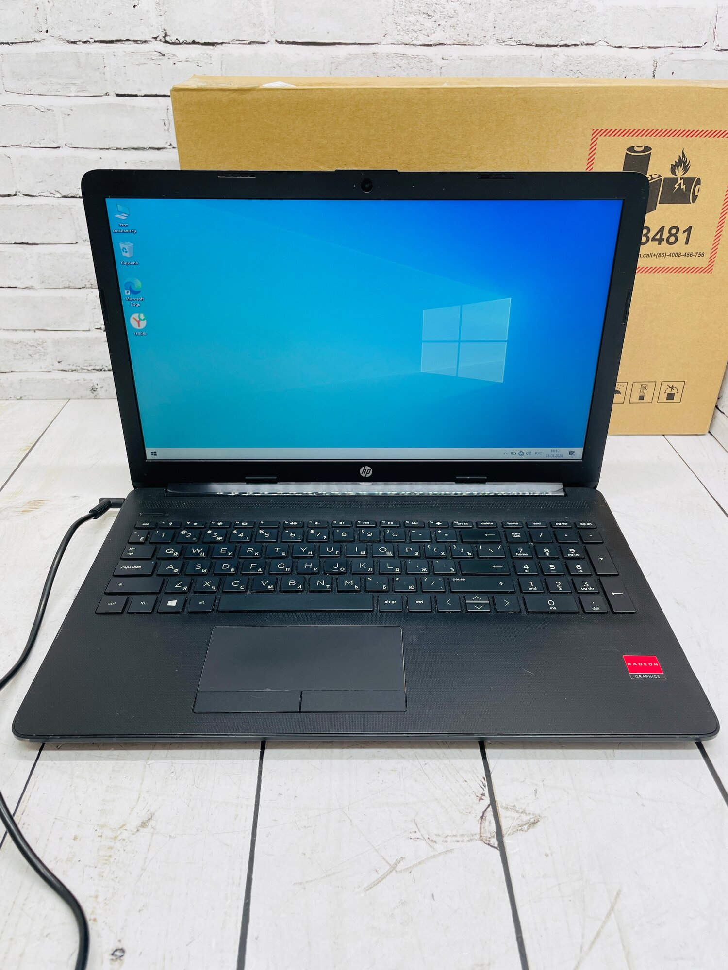 Игровой ноутбук 15,6, HP 15-db0331ur, AMD A9 9425, 8 Gb DDR4, 128 Gb SSD, AMD Radeon R5 m435