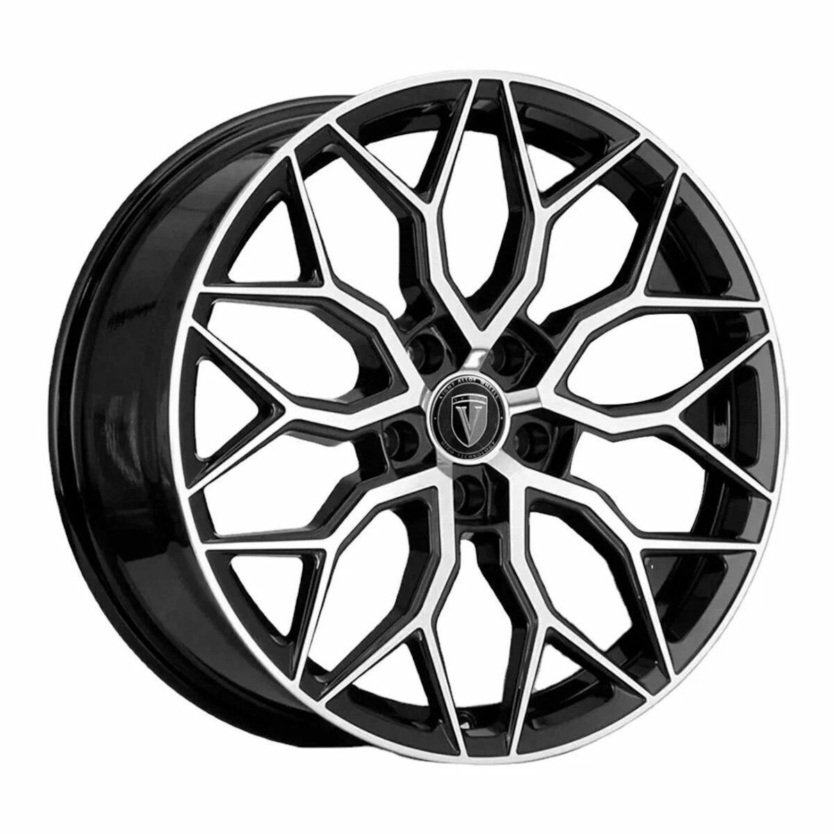 Литой колесный диск VENTI 1719 V 7R17 5*108 ET33 d60,1 Алмаз черный