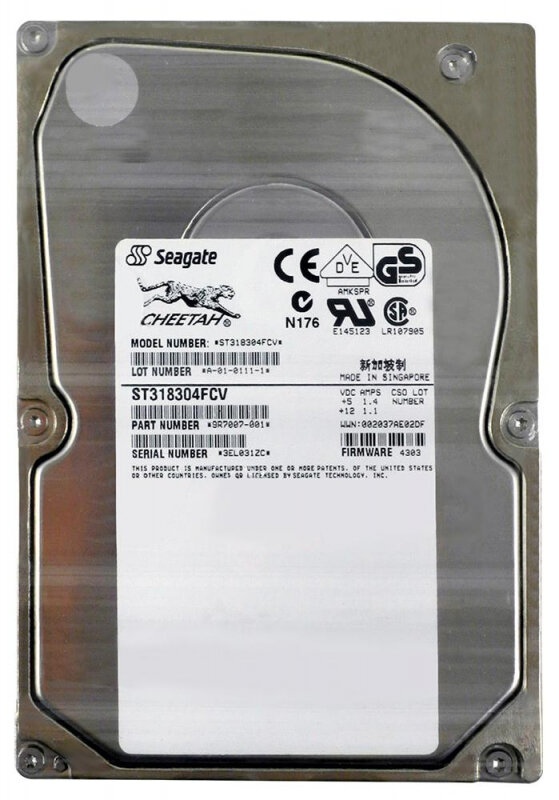 Жесткий диск Seagate ST318304FCV 18,4Gb 10000 Fibre Channel 3,5" HDD