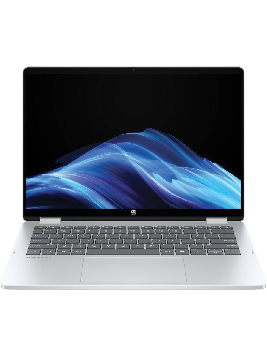 Ноутбук HP 14" OmniBook 5 Flip 14-fp0023dx Core 7 150U/16Gb/SSD512Gb/W11H/серебристый