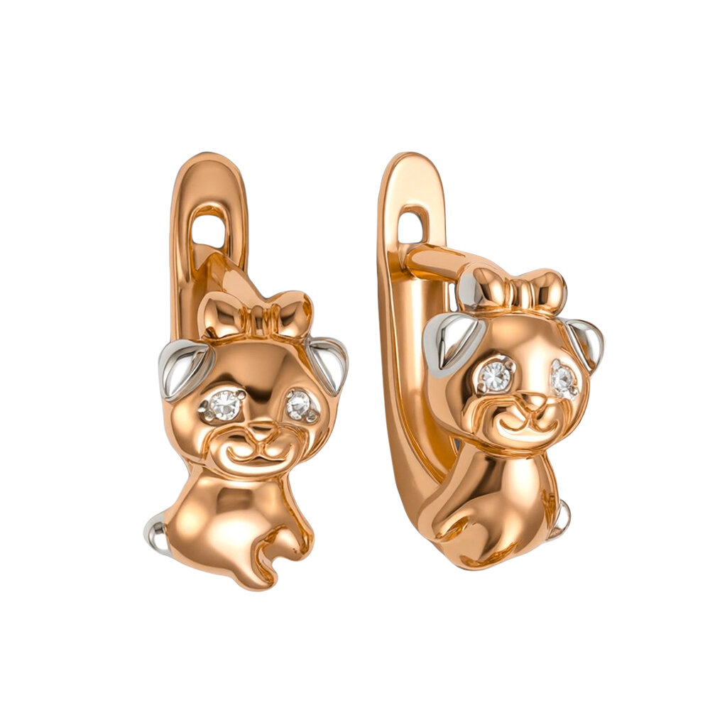 серьги из золота