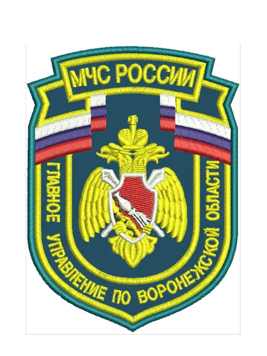 Шеврон ГУ МЧС России по Воронежской области