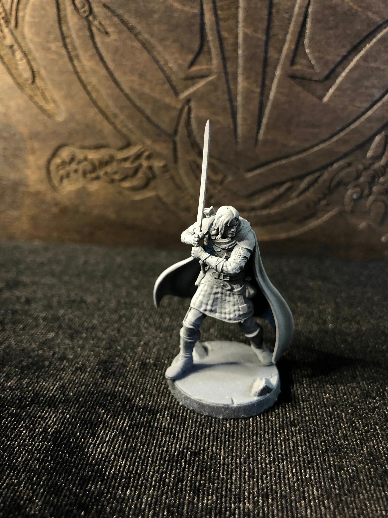 Благородный странник - Миниатюра для настольных игр DnD, ДнД, Dungeons & Dragons, Pathfinder.
