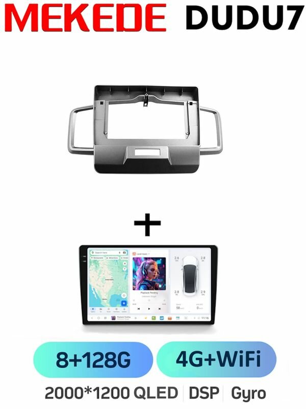 Магнитола Mekede 10" DUDU7 8/128 Gb для Honda Freed 1 2008-2016 Правый руль для Android магнитол carpay Android
