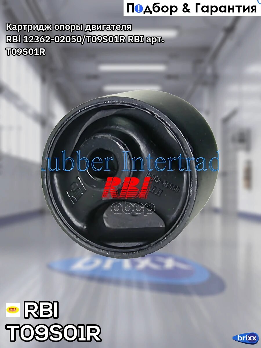 Картридж опоры двигателя RBi 12362-02050/T09S01R RBI арт. T09S01R