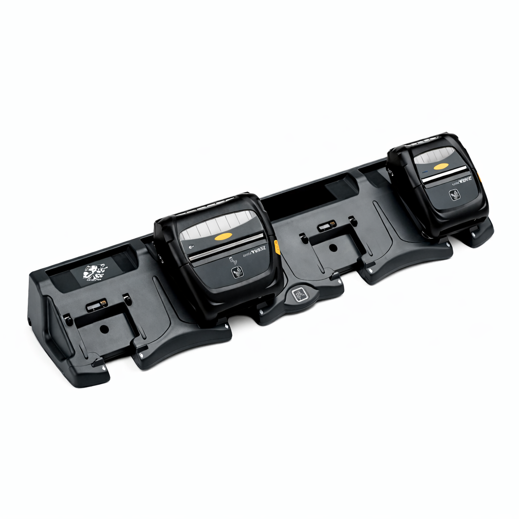 Зарядная станция Zebra P1063406-053 для мобильных принтеров ZQ500 Series, 4 слота, кабель питания Europe Type C/Chile