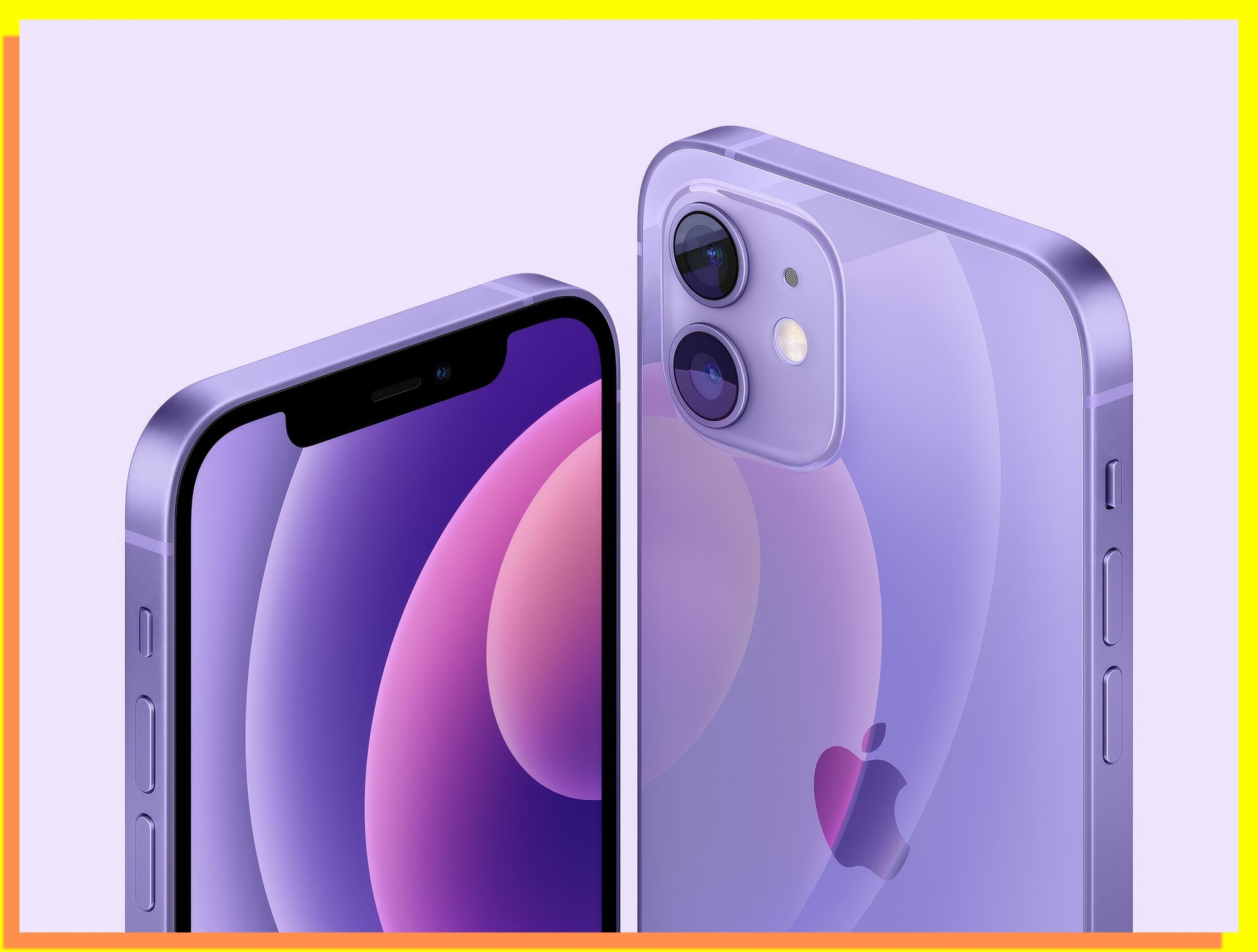 Смартфон Apple iPhone 12, 4ГБ/64ГБ, 5G, Dual nano-SIM, Фиолетовый/Purple