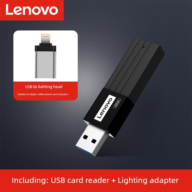 Устройство для чтения карт памяти Lenovo USB3.0, универсальное устройство для чтения карт памяти для мобильных