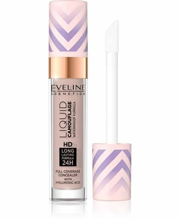 Консилер Eveline Cosmetics Liquid Camouflage, оттенок 04 светлый миндаль, 7,5 мл