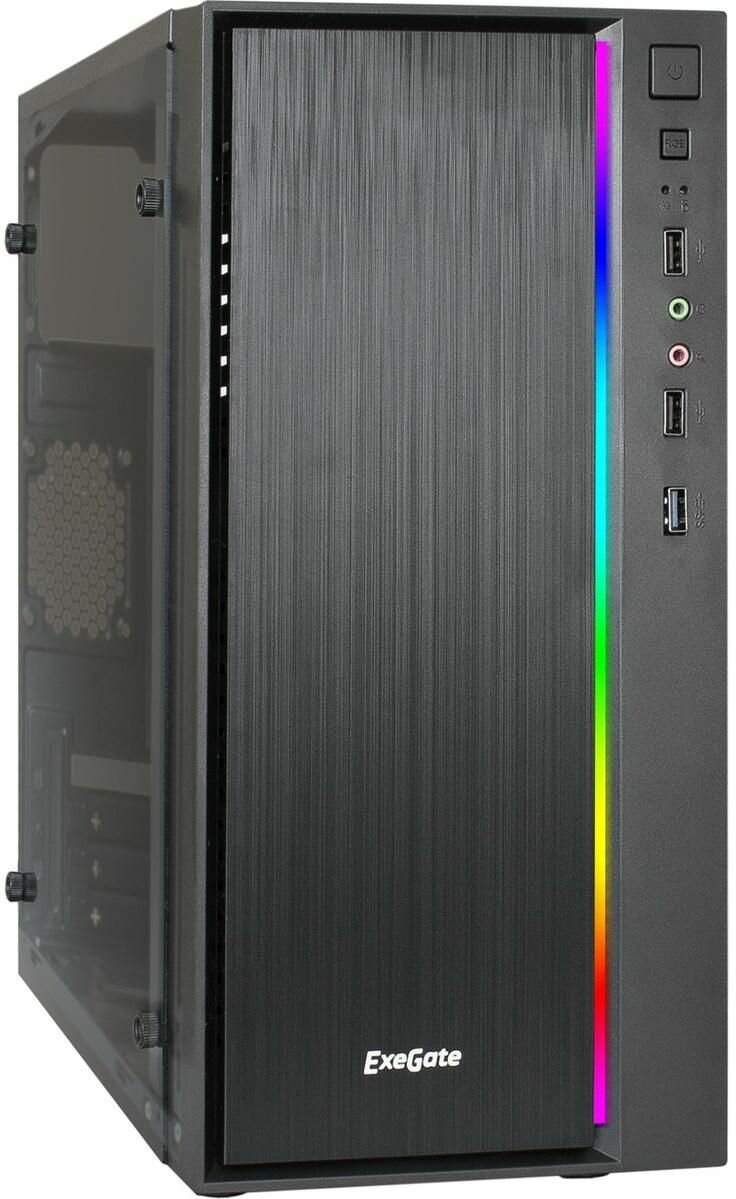 Корпус microATX Exegate mEVO-9301 Без БП чёрный