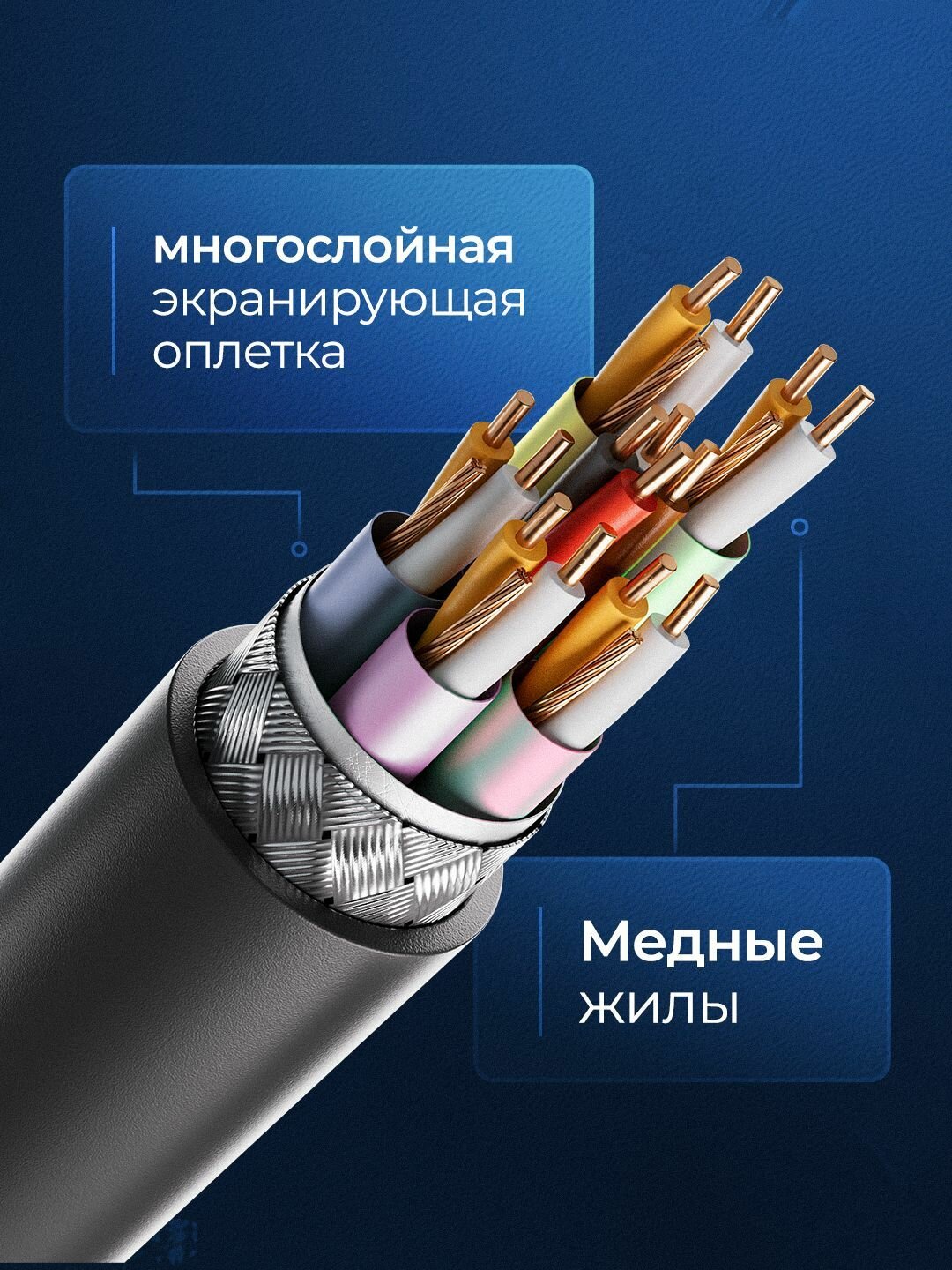 HDMI видеокабель 3м — фото 1