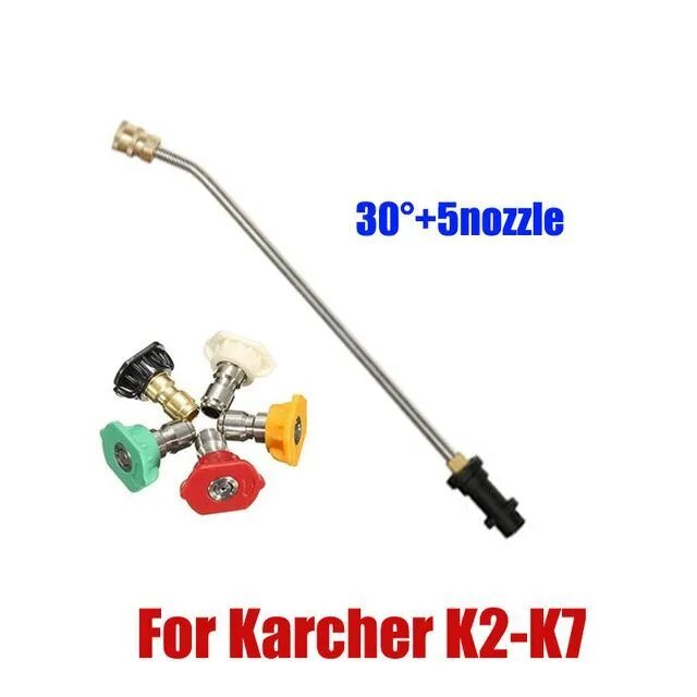 Для Колесо для моек высокого давления Karcher K2 K3 K4 K5 K6 K7, очищающая палочка для желоба, металлическая струя Lanc 1/4 дюйма, быстросъемное устройство