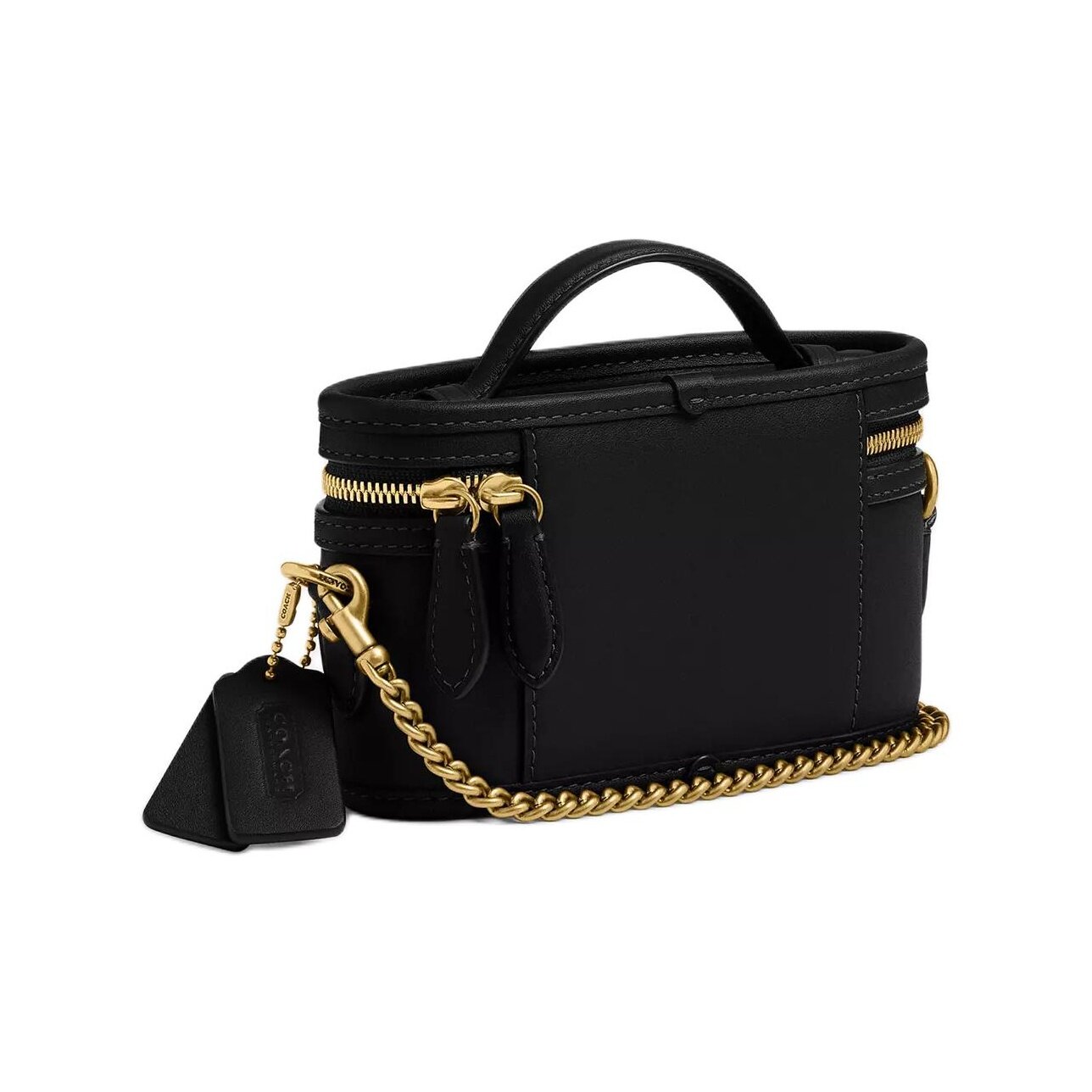 Сумка Coach Trail, фактура матовая, black — фото 1