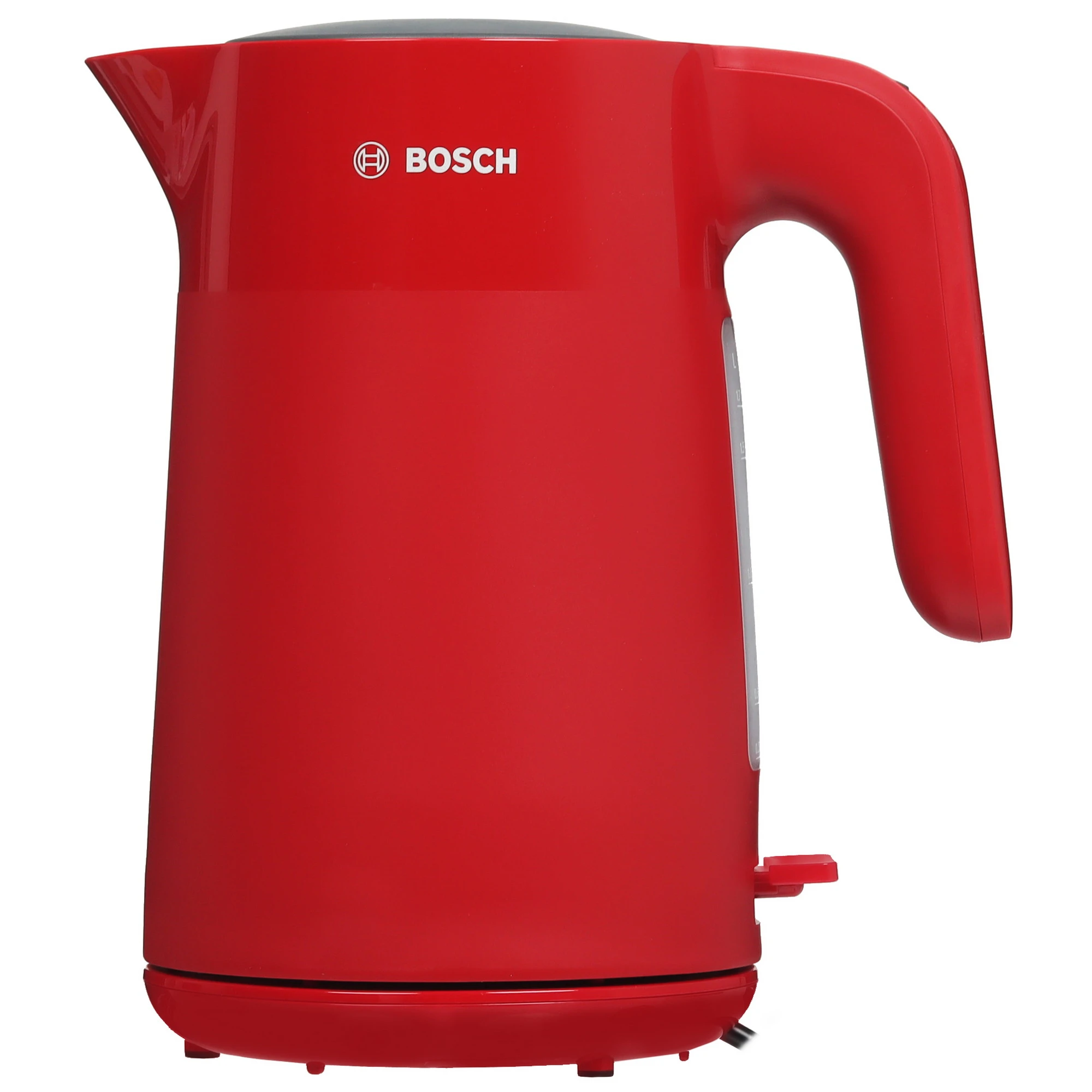Электрочайник BOSCH TWK 2M164, вращение на 360°, 2400Вт, красный