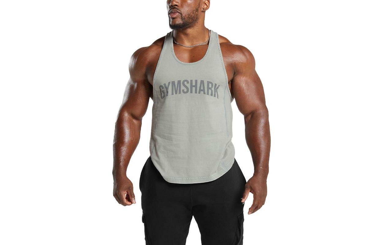 Майка GYMSHARK Smoke Gray