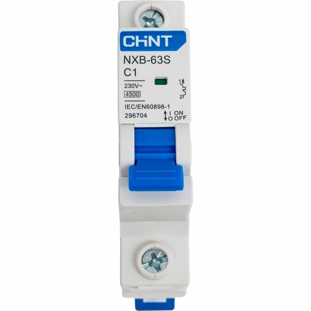 Выключатель автоматический модульный 1п C 1А 4.5кА NXB-63S (R) CHINT 296704