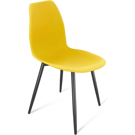 Стул Sheffilton SHT ST29/S95-1 желтый ral1021/черный муар