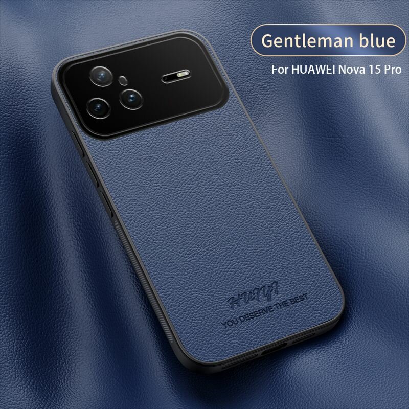 Чехол для Huawei Nova 15 Pro / Хуавей Нова 15 Про Высококачественная кожа антиударный чехол