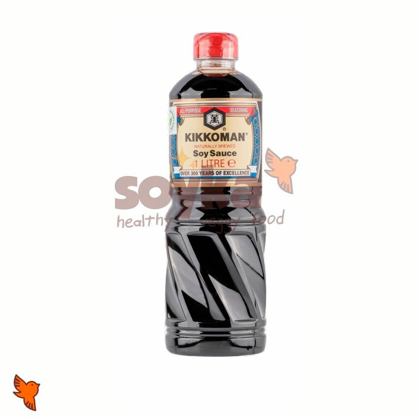 Соевый соус натурального бражения Kikkoman, 1л