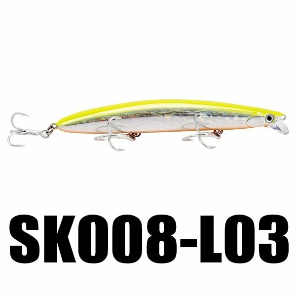 SeaKnight SK008 приманка для гольяна, Светло-желтый, L03