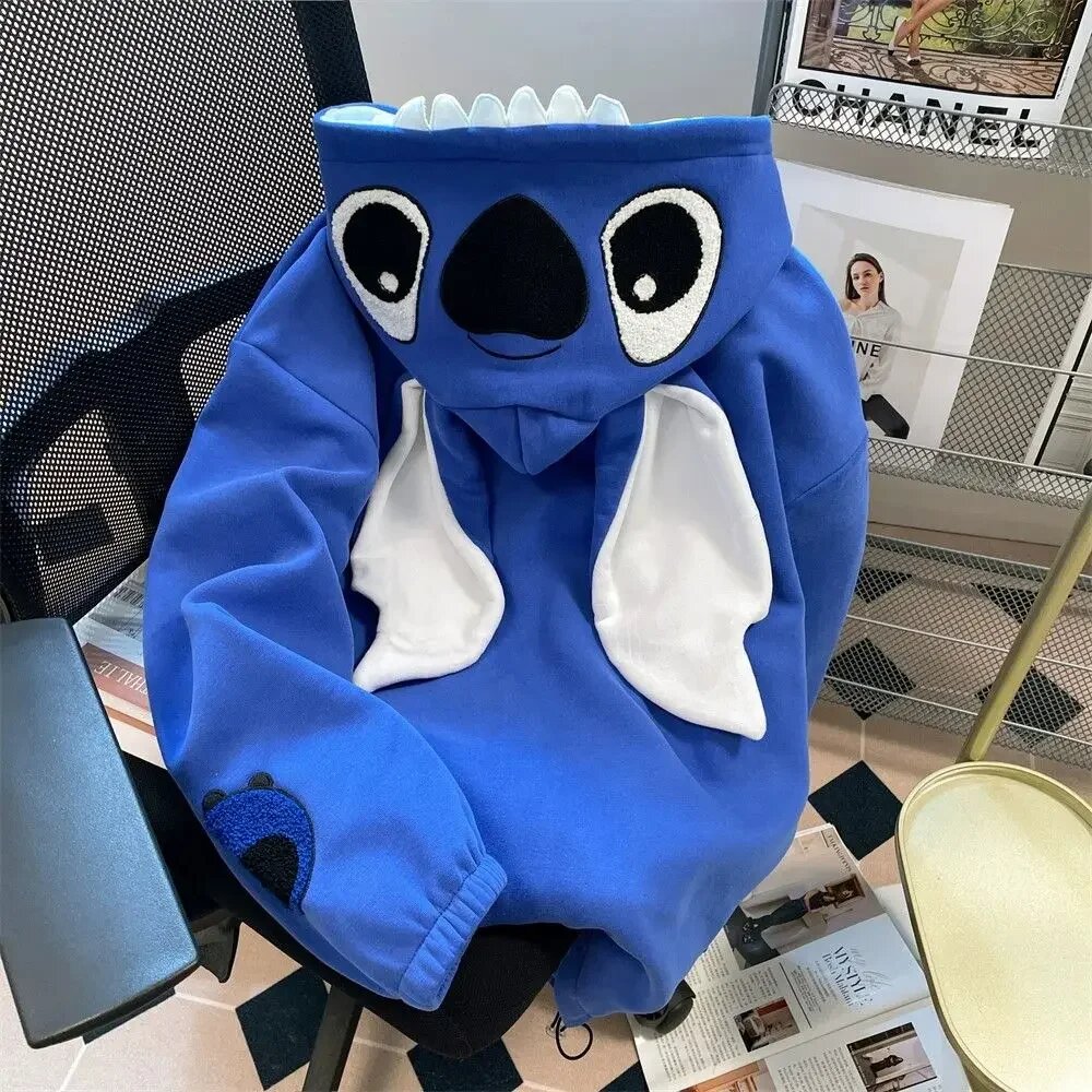 Толстовка Stitch аниме унисекс XL