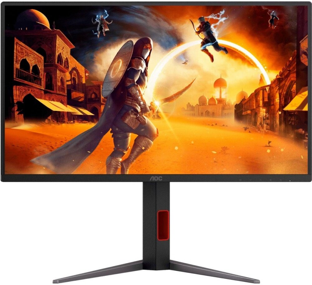 AOC Монитор 24.5 AOC 25G4S Gaming 1920x1080, IPS, черно-красный (2xHDMI, DP)