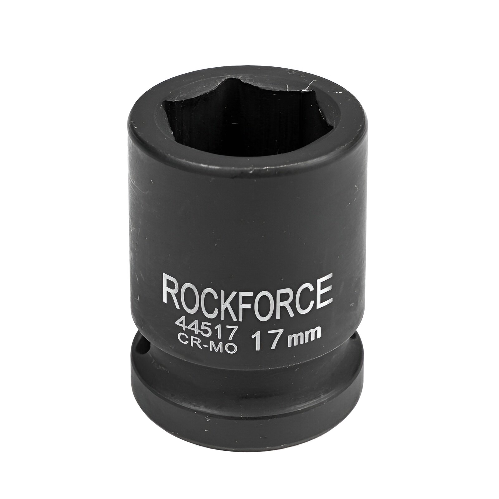 Головка торцевая ROCKFORCE RF-44517, 6-гранная, ударная, 17 мм, 1/2", L=40 мм