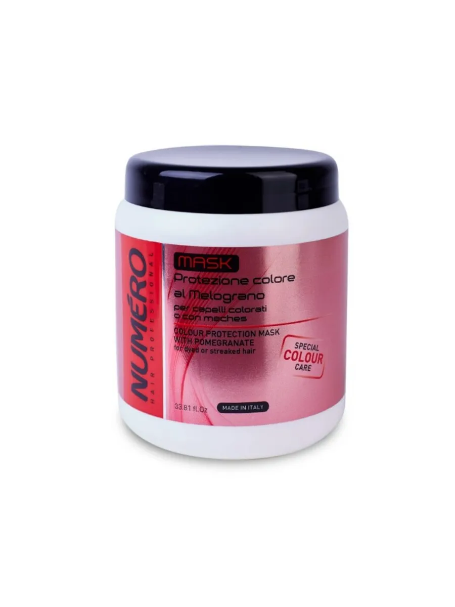 Маска Brelil Professional Numero Colour Protection для защиты цвета окрашенных и мелированных волос, 1000 мл