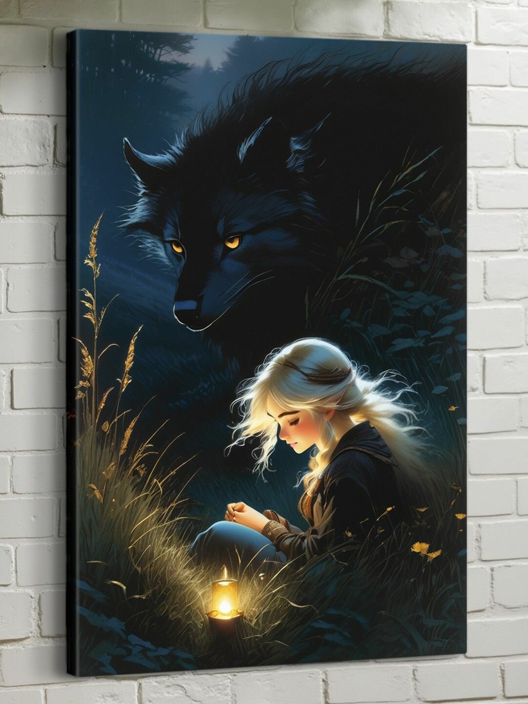 "Шёпот леса" - картина на холсте, 80x50 см.