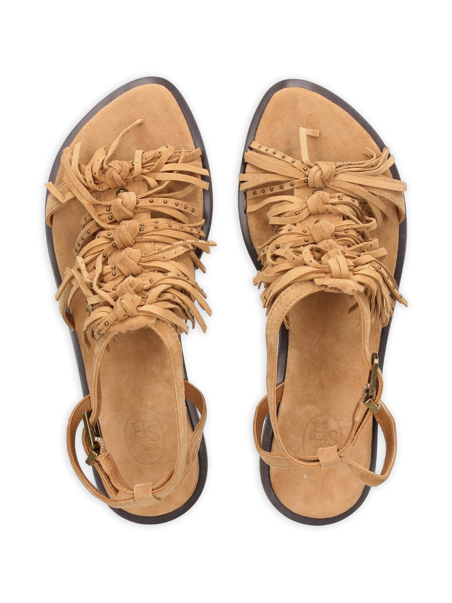 Босоножки ASH Panic fringed studded sandals, размер 40, разноцветный — фото 1